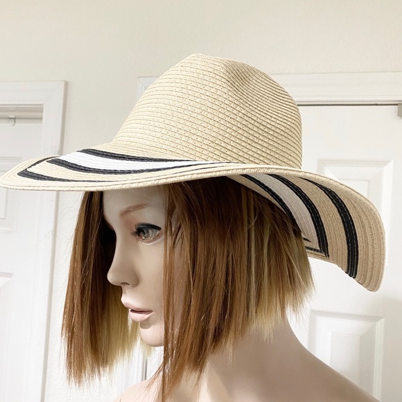 Theodora & Callum | Accessories | Theodora Callum Stripe Straw Hat ...